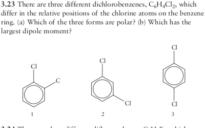 There are three different dichlorobenzenes, C6H4Cl2, | Chegg.com
