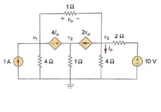 Solved A. Use Nodal analysis to find Io | Chegg.com Solved A. Use Nodal analysis to find Io | Chegg.com
