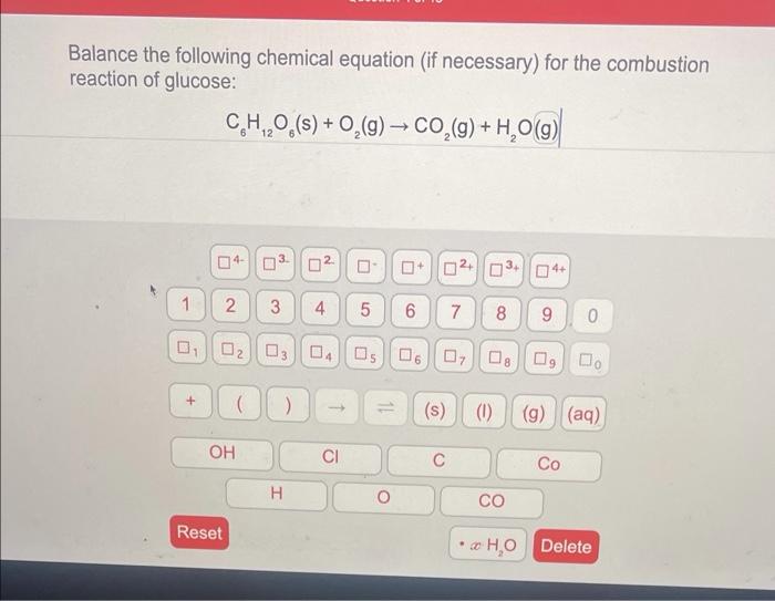 Solved Balance the following chemical equation (if | Chegg.com