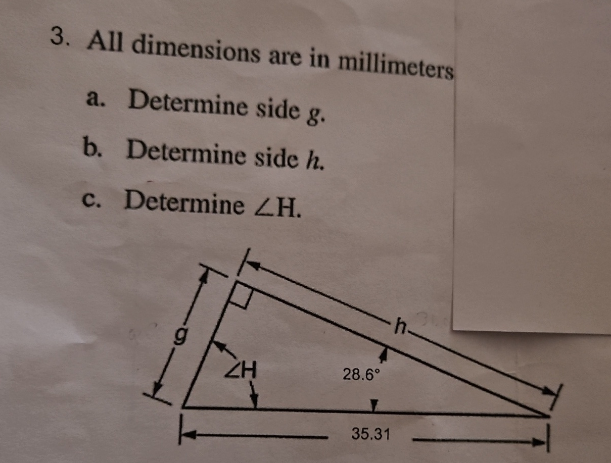 Solved All dimensions are in millimetersa. ﻿Determine side | Chegg.com