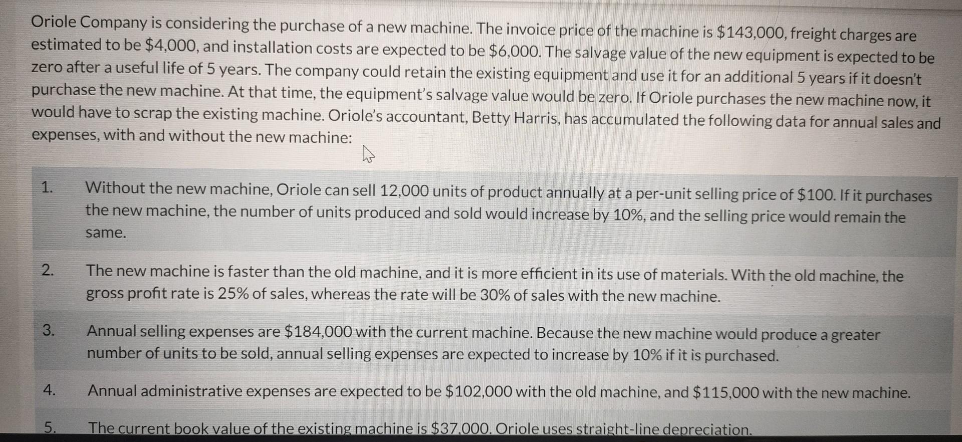 Solved Prepare an incremental analysis for the four years | Chegg.com