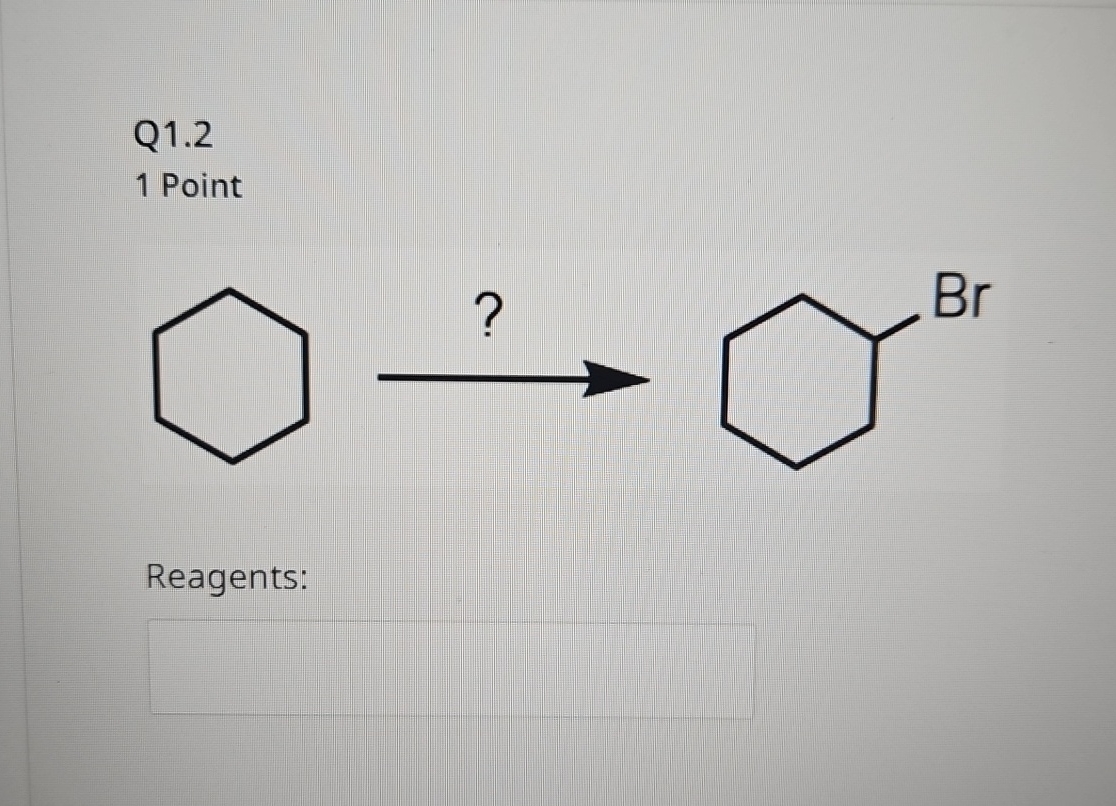 Q1.21 ﻿Point→?Reagents: | Chegg.com