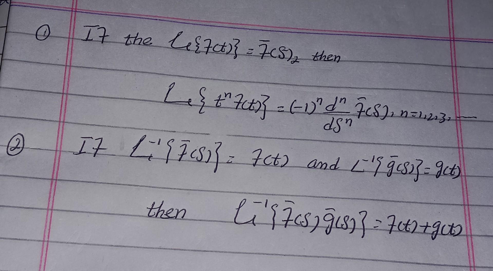 Solved If the C{7(t)}=7(s)2 then | Chegg.com