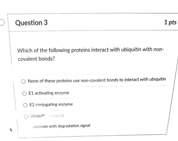Solved Which of the following proteins interact with | Chegg.com