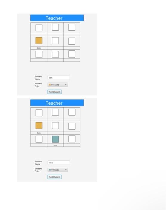 Solved GUI Assignment You will be creating a seating | Chegg.com