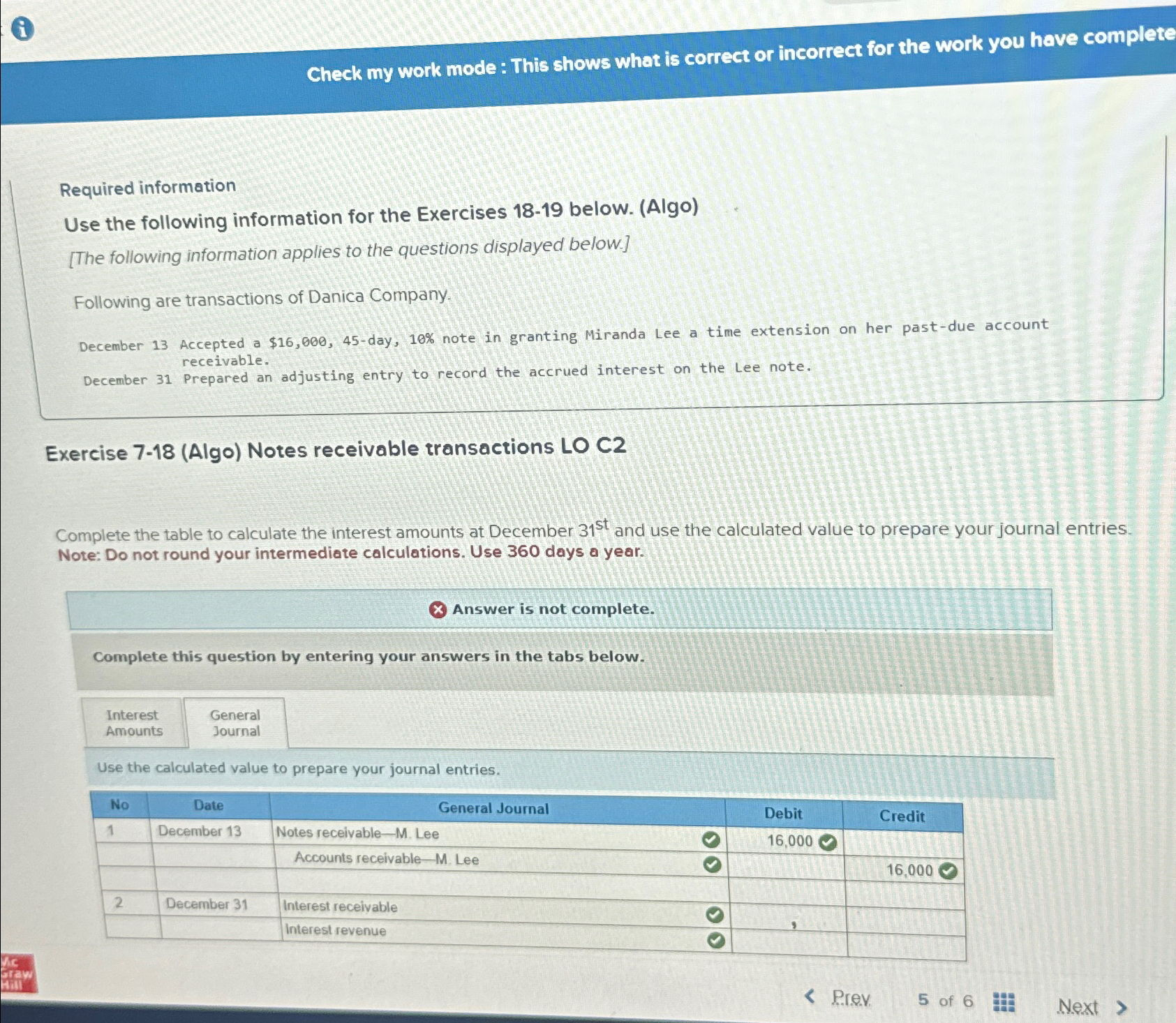 Solved Check my work mode : This shows what is correct or | Chegg.com