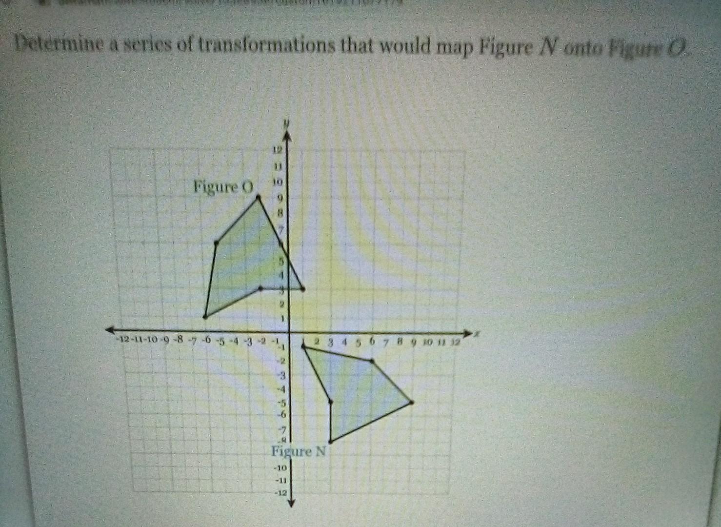 Solved Determine a series of transformations that would map | Chegg.com