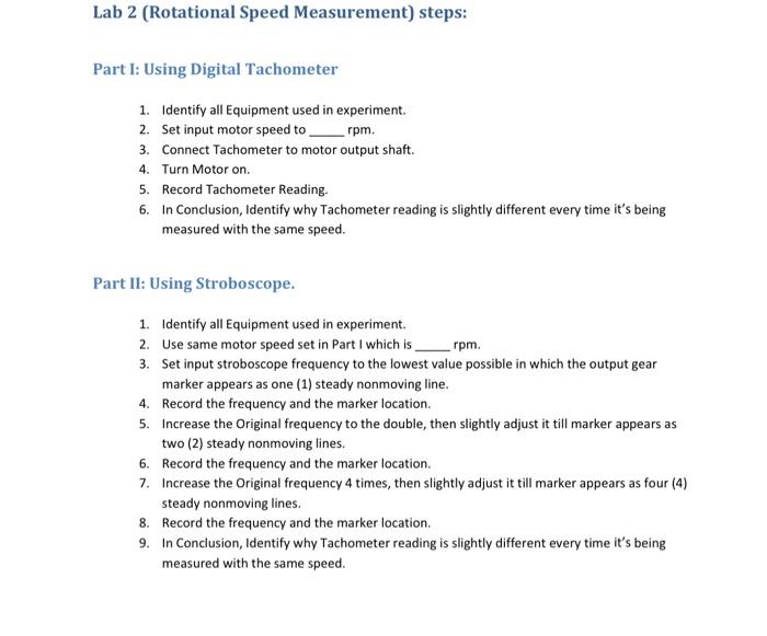 Stroboscope Simulation For Lab On Simulator . • Set | Chegg.com