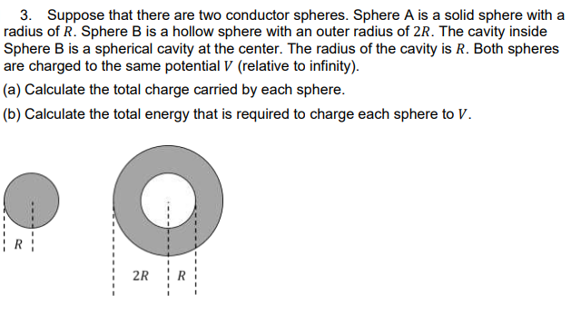 Solved Suppose that there are two conductor spheres. Sphere | Chegg.com