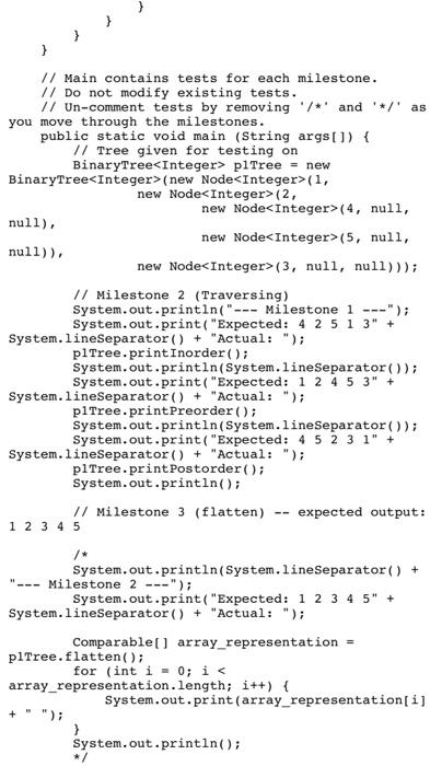 Solved USE INTELLIJ FOR THIS. AND READ THEINSTRUCTIONS | Chegg.com