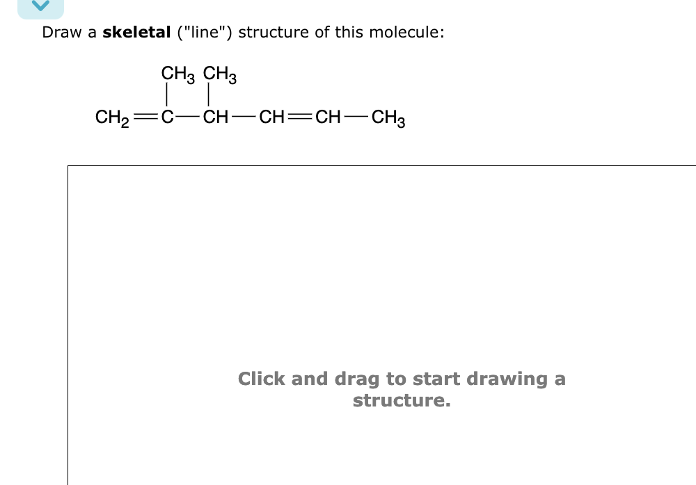 Solved Draw a skeletal ("line") ﻿structure of this | Chegg.com
