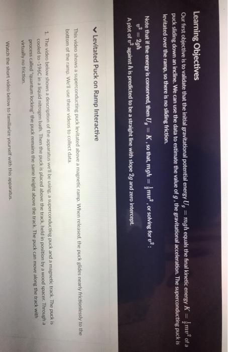 Solved Learning Objectives Our first objective is to | Chegg.com