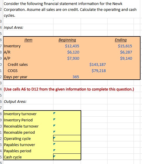 Solved Consider the following financial statement | Chegg.com