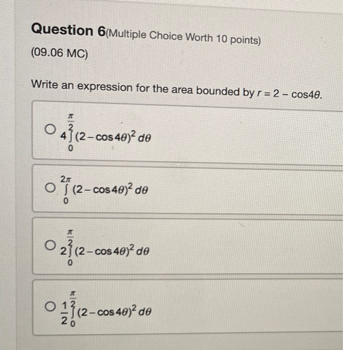 Solved Question 5(Multiple Choice Worth 10 points) (09.05 | Chegg.com