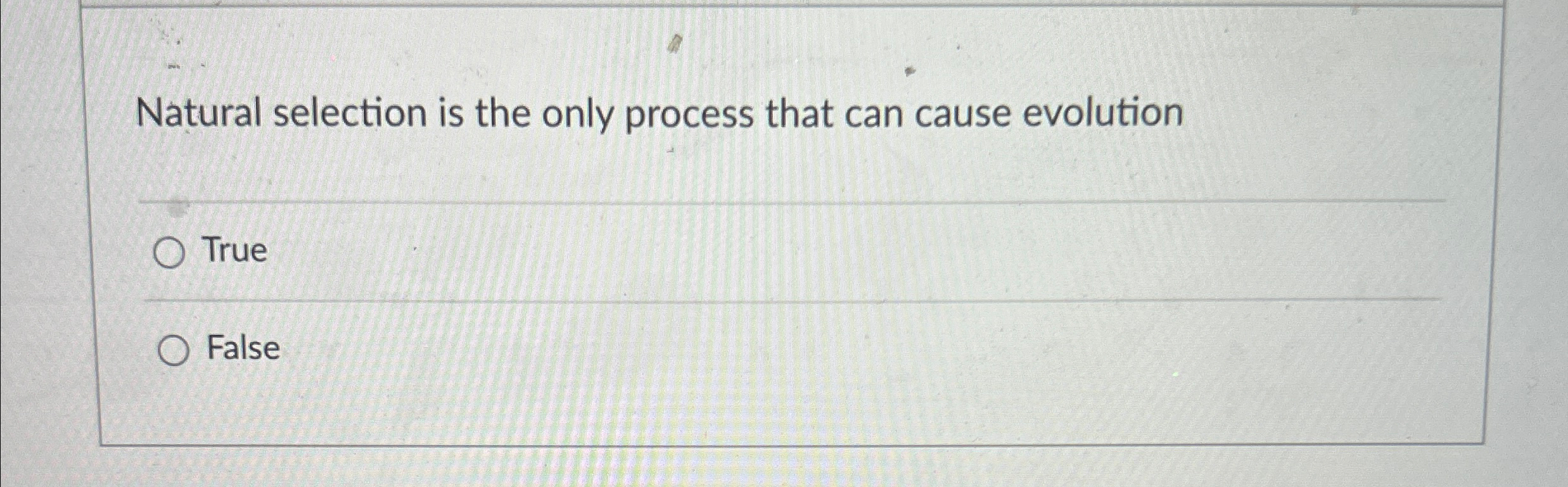 Solved Natural selection is the only process that can cause | Chegg.com