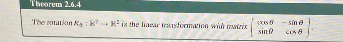 Solved let T:R^2->R^2 denote the clockwise rotation athrough | Chegg.com