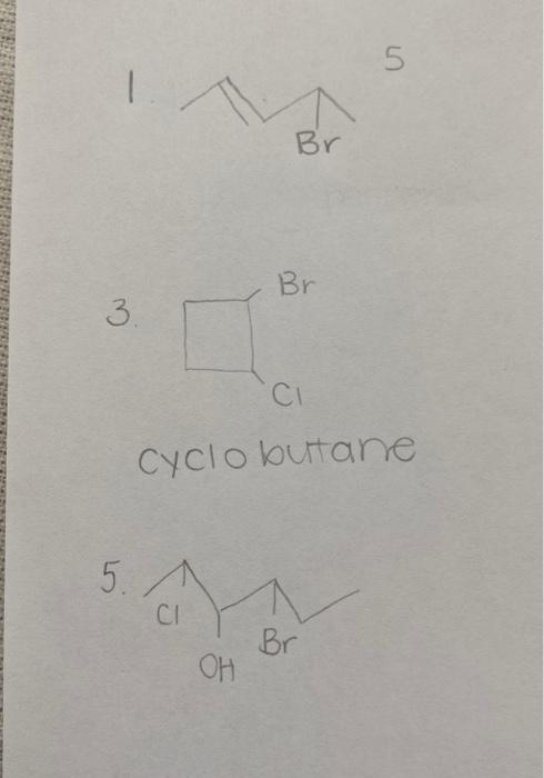 Solved cyclo butane 5. | Chegg.com