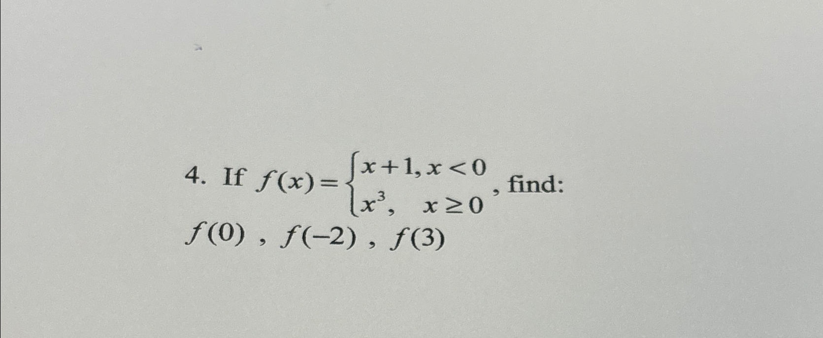 Solved If f(x)={x+1,x