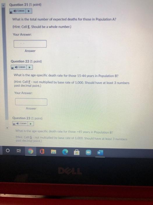 Step 3: Calculate Expected # of Deaths Next, we need | Chegg.com