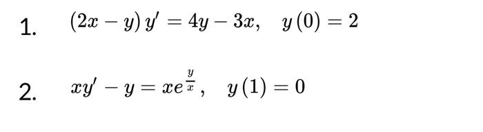 Solved Show that the following differential equations are | Chegg.com