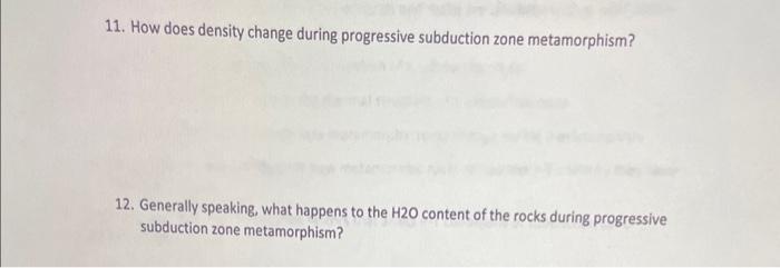 Solved 11. How does density change during progressive | Chegg.com