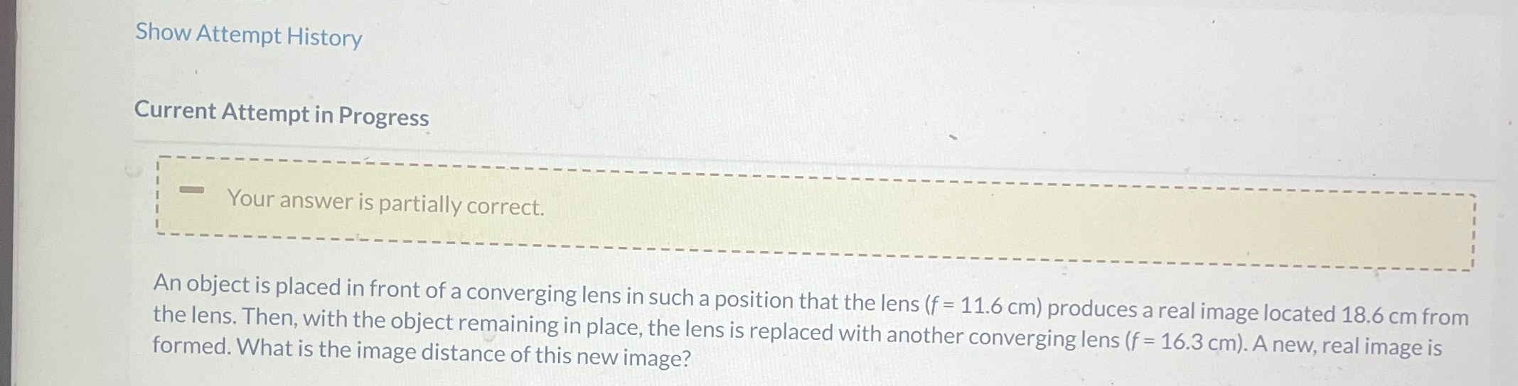 Solved Show Attempt HistoryCurrent Attempt in ProgressAn | Chegg.com