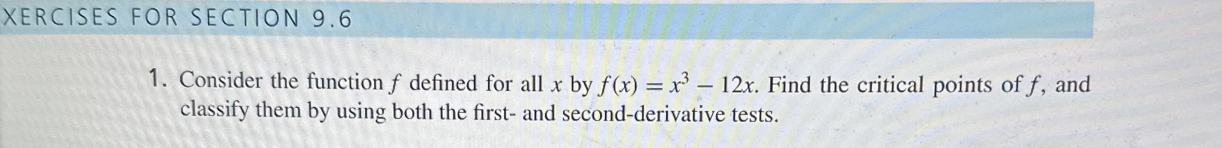 Solved XERCISES FOR SECTION 9.6Consider the function f | Chegg.com Solved XERCISES FOR SECTION 9.6Consider the function f | Chegg.com