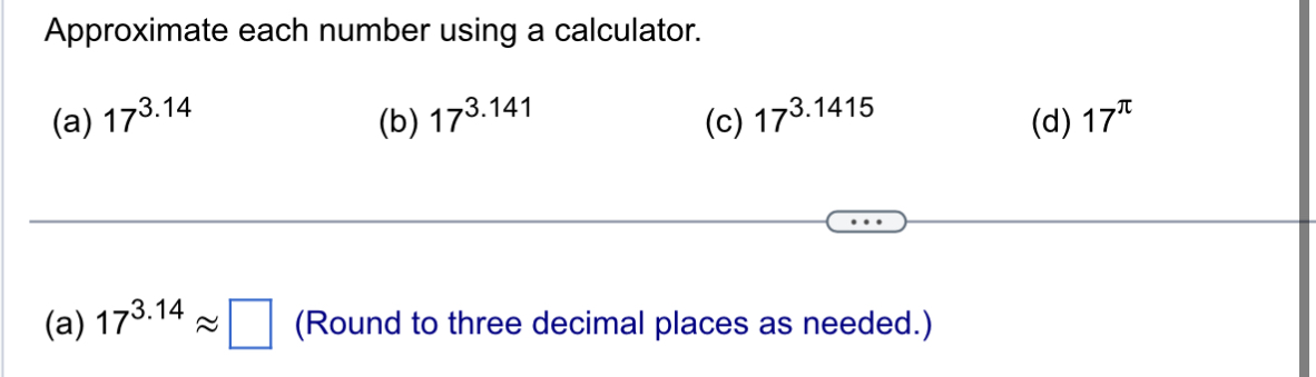 Solved Approximate each number using a | Chegg.com