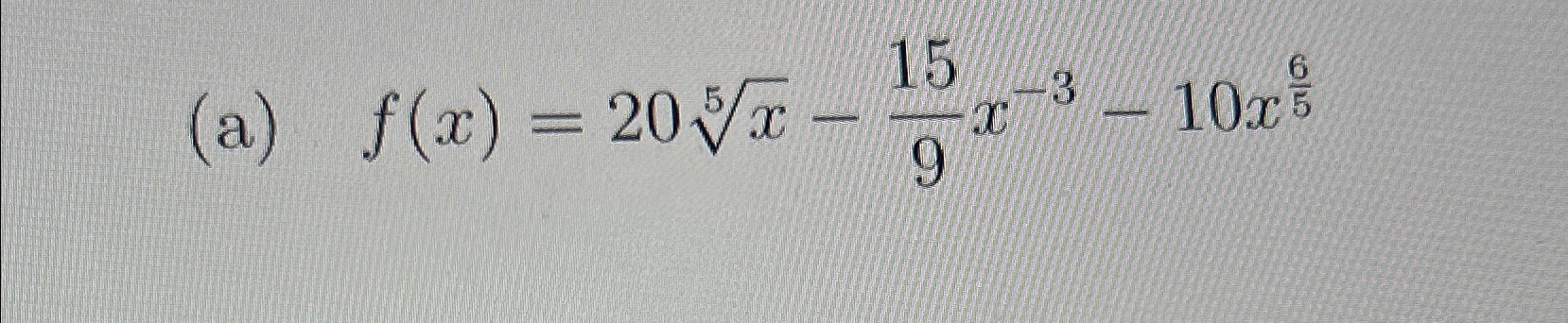 Solved Differentiate the following functions using rules of | Chegg.com