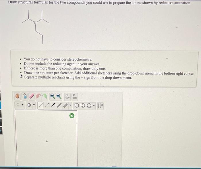 Solved Draw structural formulas for the two compounds you | Chegg.com