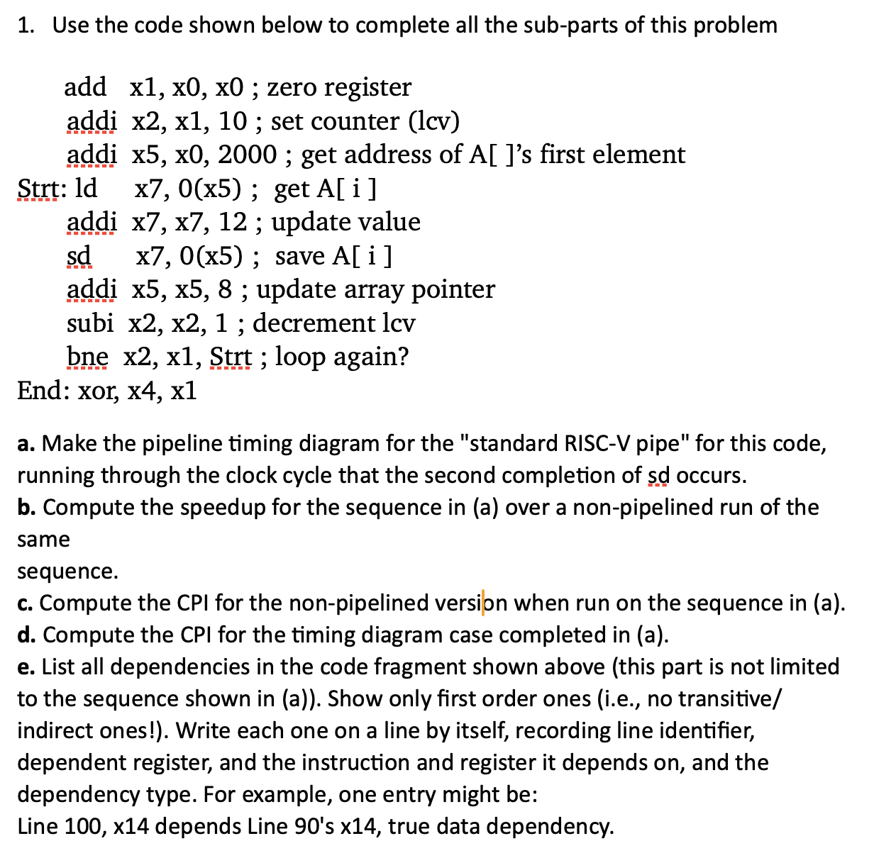 Solved Use the code shown below to complete all the | Chegg.com