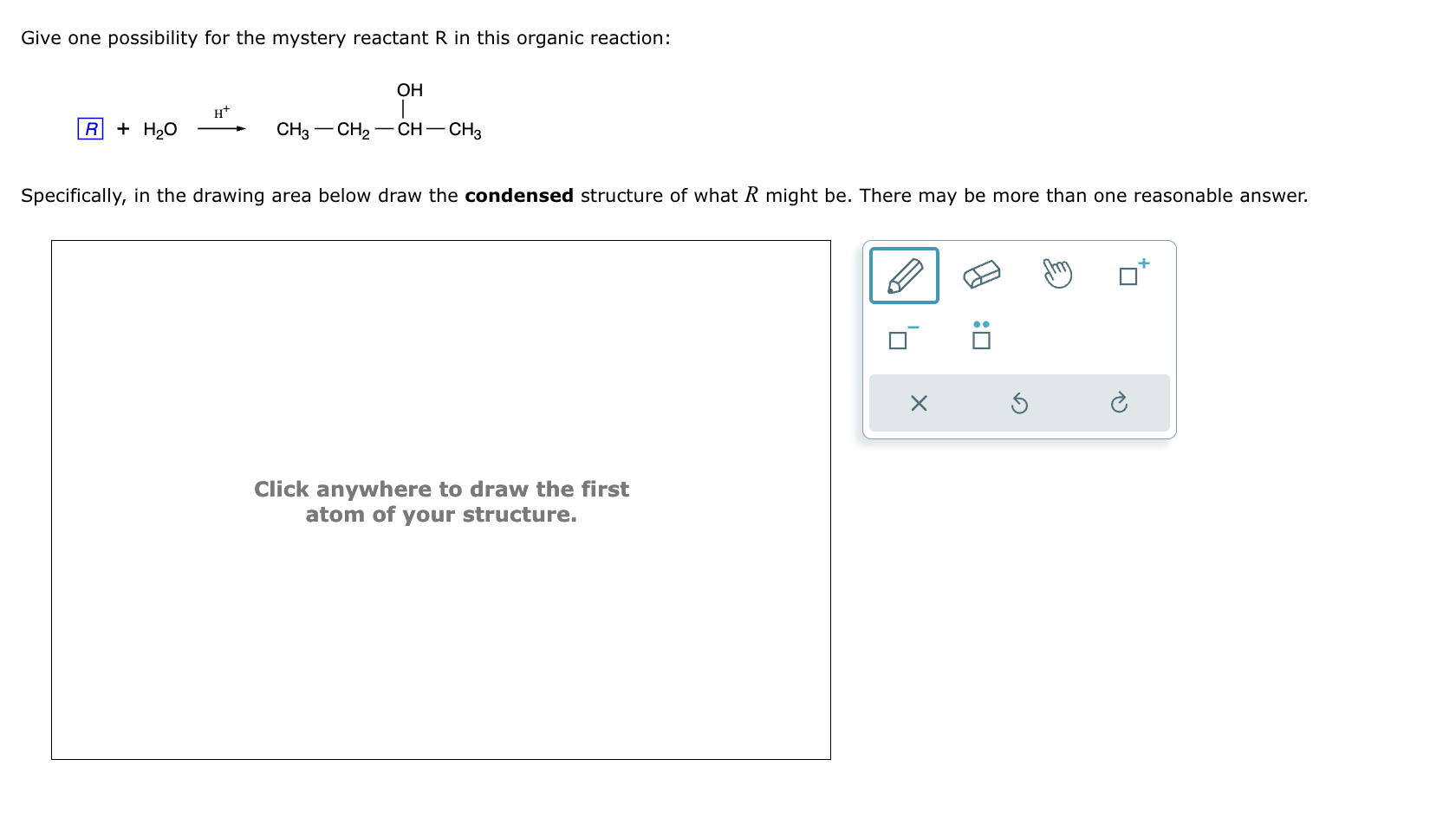 Solved Give one possibility for the mystery reactant R ﻿in | Chegg.com