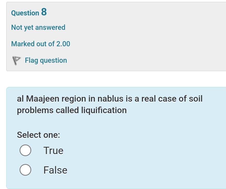 Solved Question 8Not yet answeredMarked out of 2.00Flag | Chegg.com Solved Question 8Not yet answeredMarked out of 2.00Flag | Chegg.com