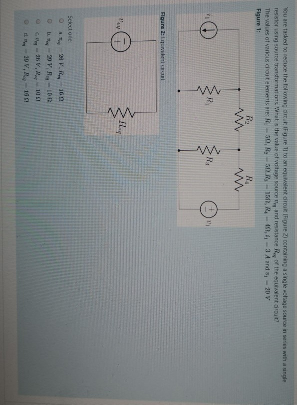 Solved You are tasked to reduce the following circuit | Chegg.com
