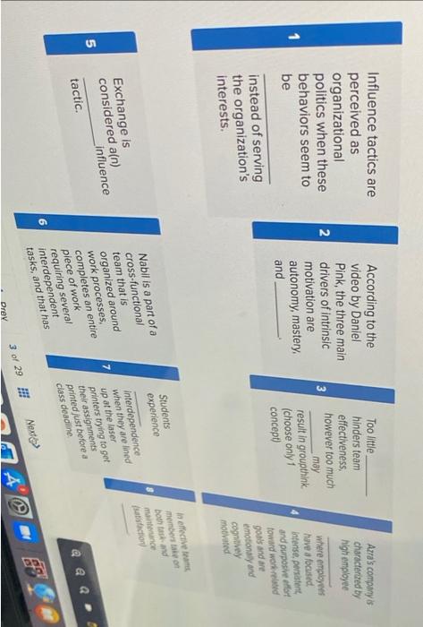 Solved Influence tactics are perceived as | Chegg.com