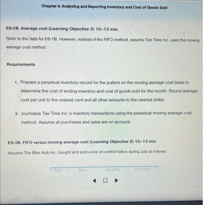 Solved Chapter 6: Analyzing and Reporting Inventory and Cost | Chegg.com