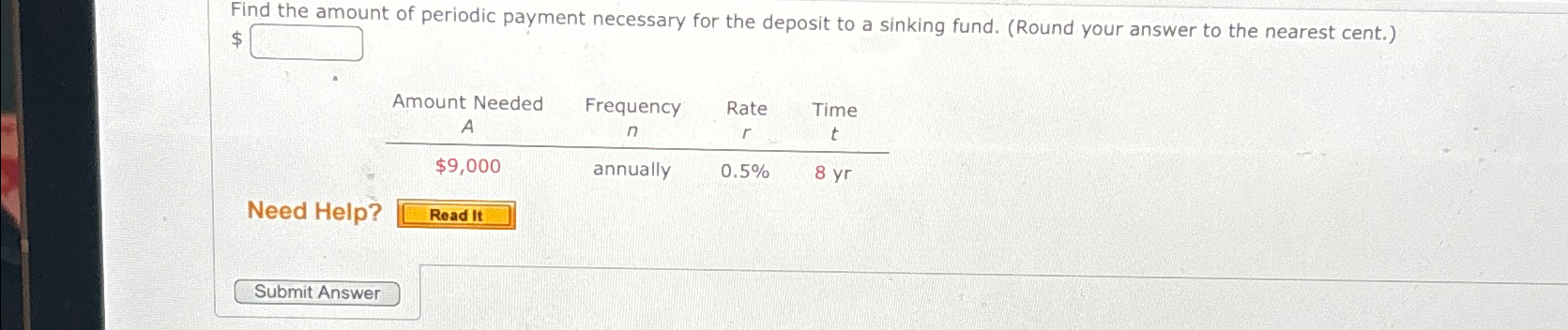 Solved Find the amount of periodic payment necessary for the | Chegg.com