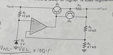 3. (18 points) Use the op-amp voltage regulator | Chegg.com