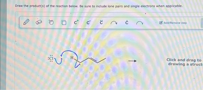Solved Draw the product(s) of the reaction below. Be sure to | Chegg.com