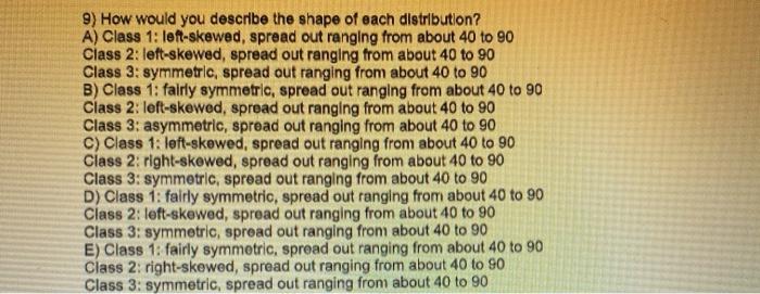 Solved Three Statistics classes (50 students each) took the | Chegg.com