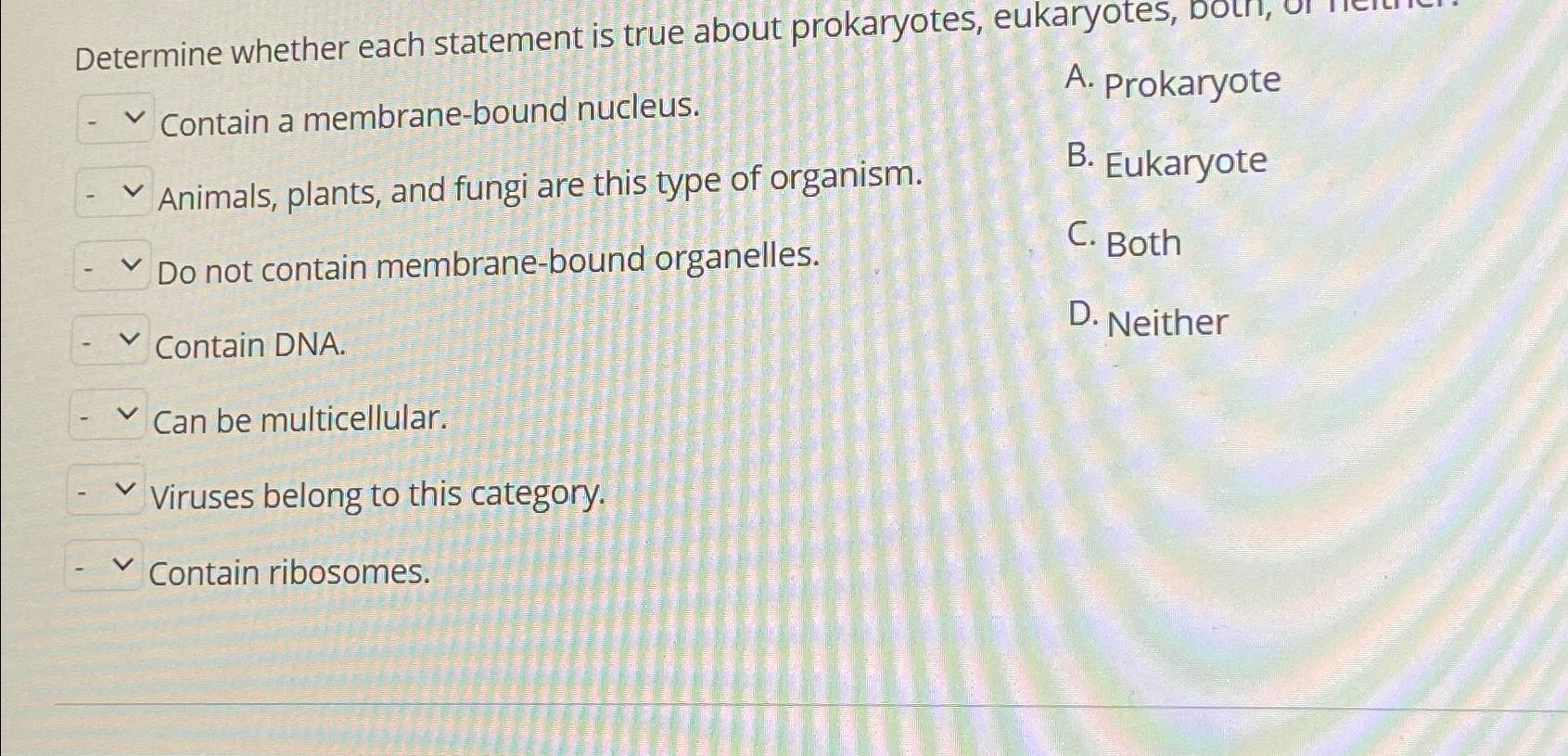 Solved Determine whether each statement is true about | Chegg.com