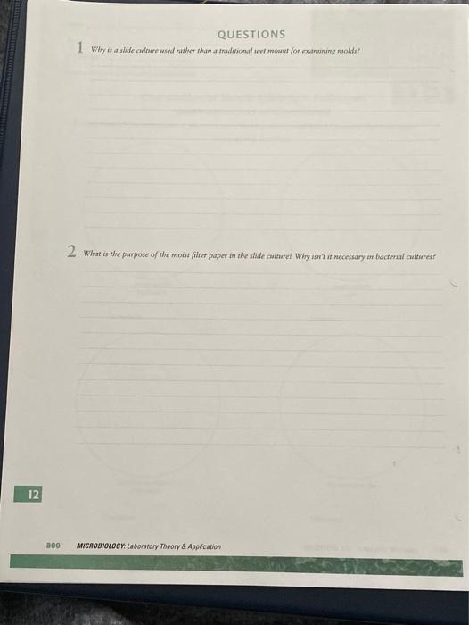 Solved Name Date Lab Section DATA SHEET 12-2 I was present | Chegg.com