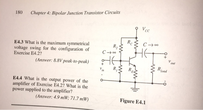 Solved 180 Chapter 4: Bipolar Junction Transistor Circuits 9 | Chegg.com