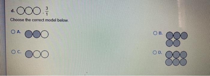 Solved If each of the following models represents the given | Chegg.com