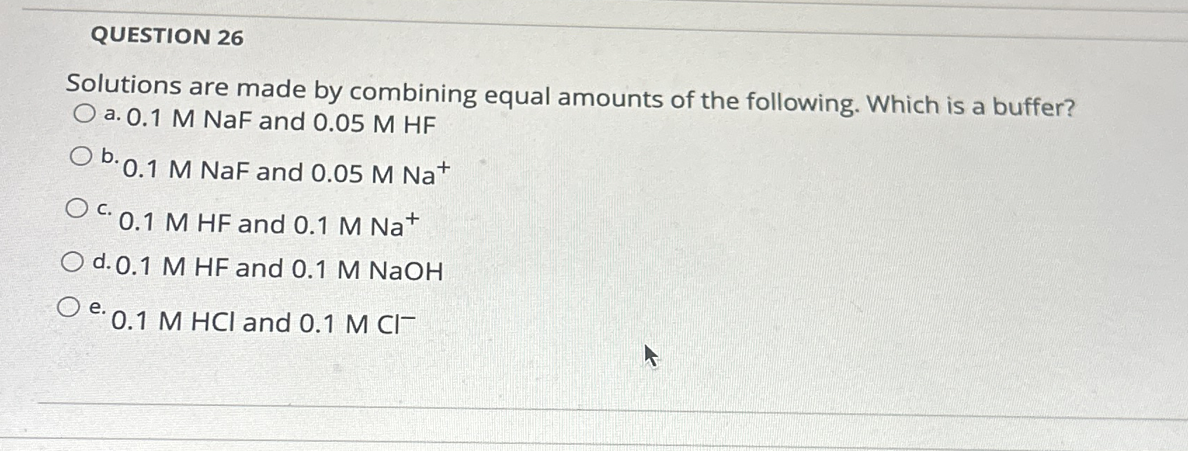 Solved QUESTION 26Solutions are made by combining equal | Chegg.com