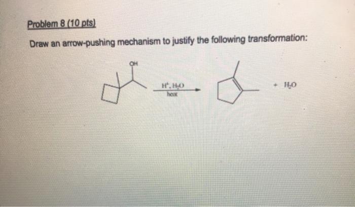 Solved Problem 6 (10 pts) Propose a reasonable synthetic | Chegg.com