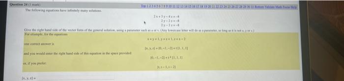 Solved Question 2411 mark) Top 12345678910 11 12 13 14 15 16 | Chegg.com