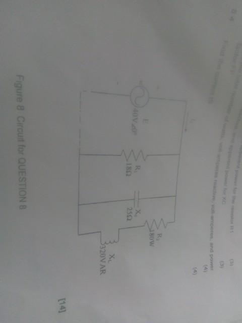 Solved Find the average, reactive and apparent Power for the | Chegg.com