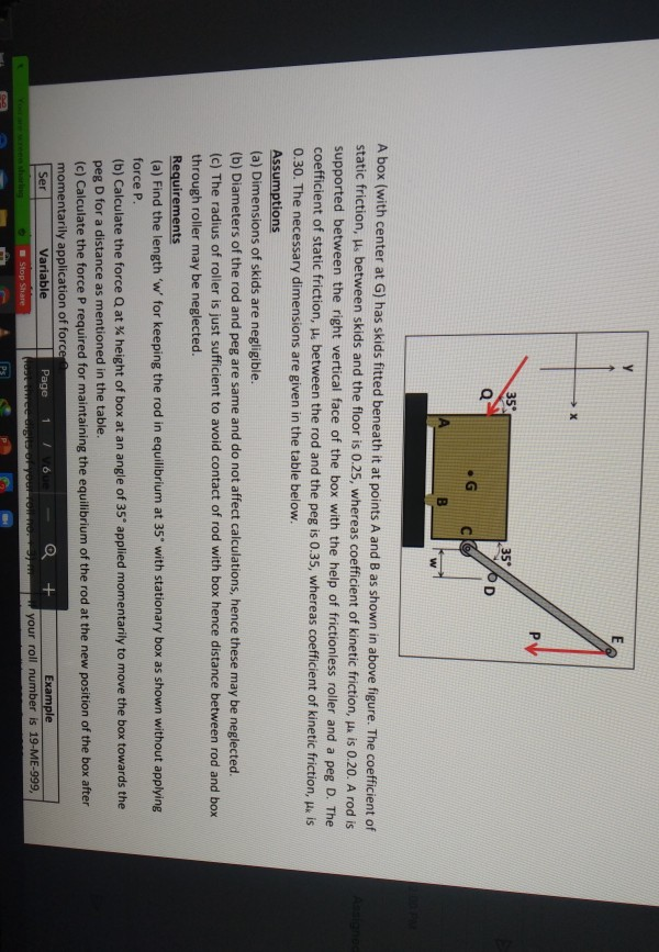 Solved Length 21m height 20.5m distance between A and B | Chegg.com