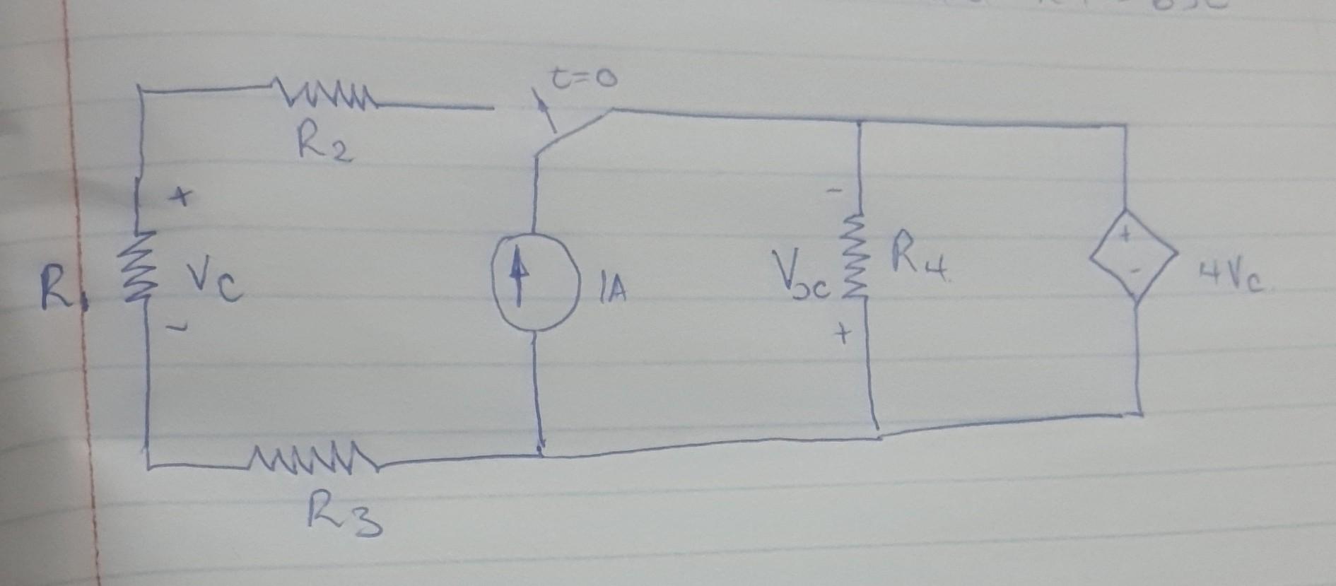 Solved Determine voltage Vx at t
